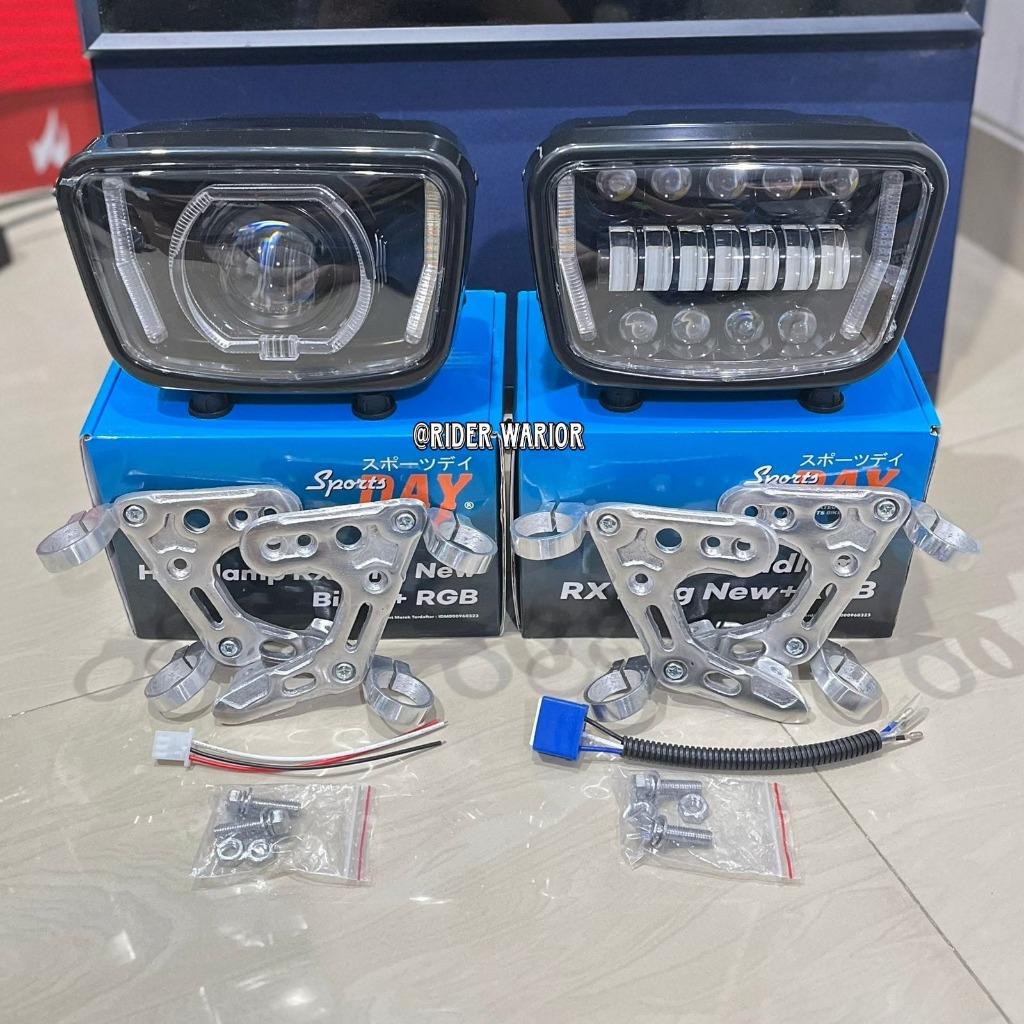 Jual Lampu Biled Billed Rx King Set Kupingan Rx King + RGB Warna Demon ...