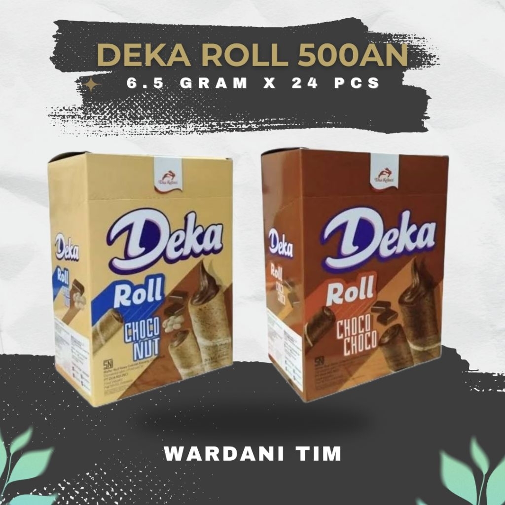 Jual Deka Roll Wafer Stick Coklat Murah 500an 6.5gr x 24 Pcs Snack ...