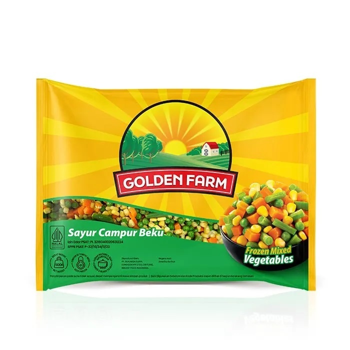 Jual Golden Farm Mixed Vegetables 500gr - Sayur Beku Campuran – Mix ...