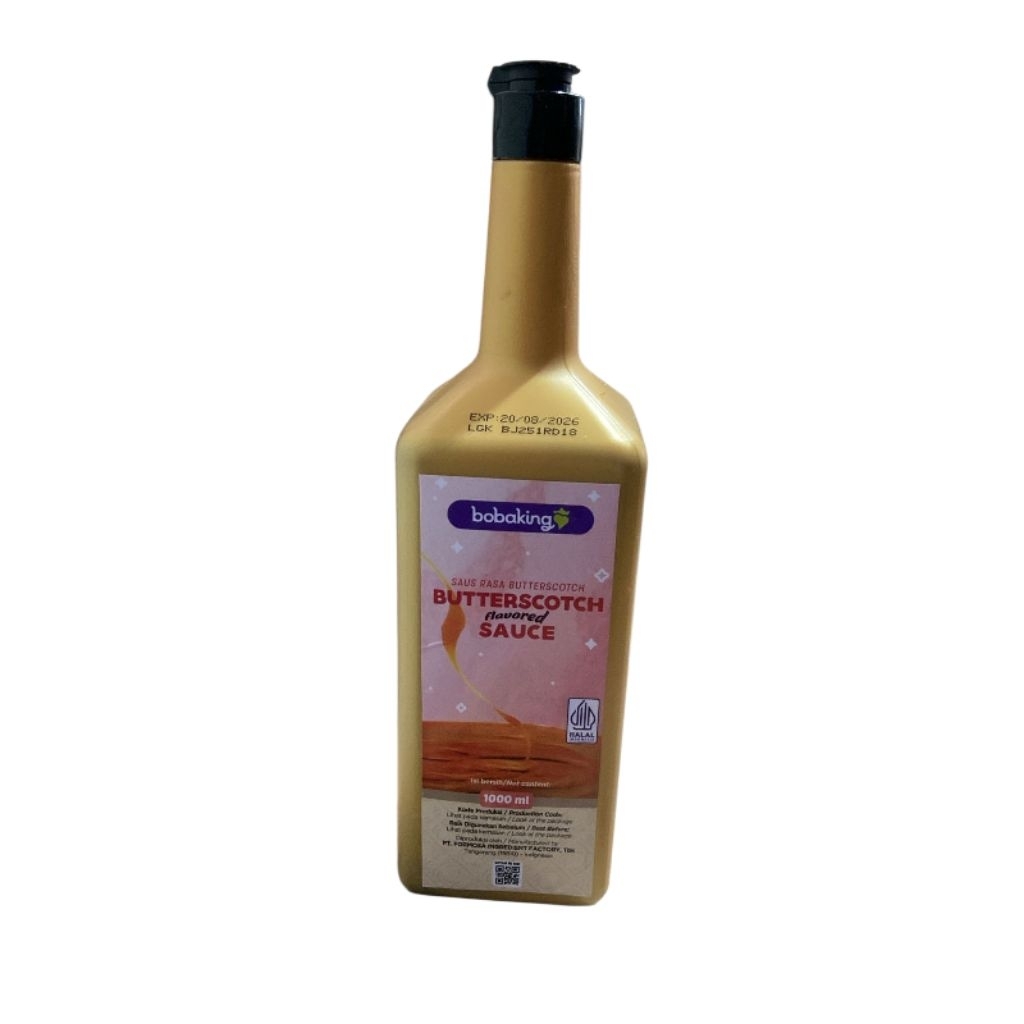 Jual 1 lt Bobaking Butterscotch Sauce (saus minuman) | Shopee Indonesia