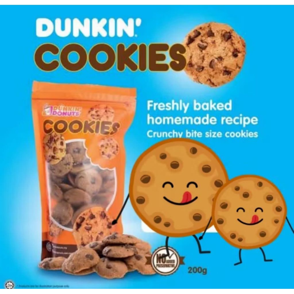 Jual DUNKIN' COOKIES BUTTERSCOTCH CHIP 200G | Shopee Indonesia