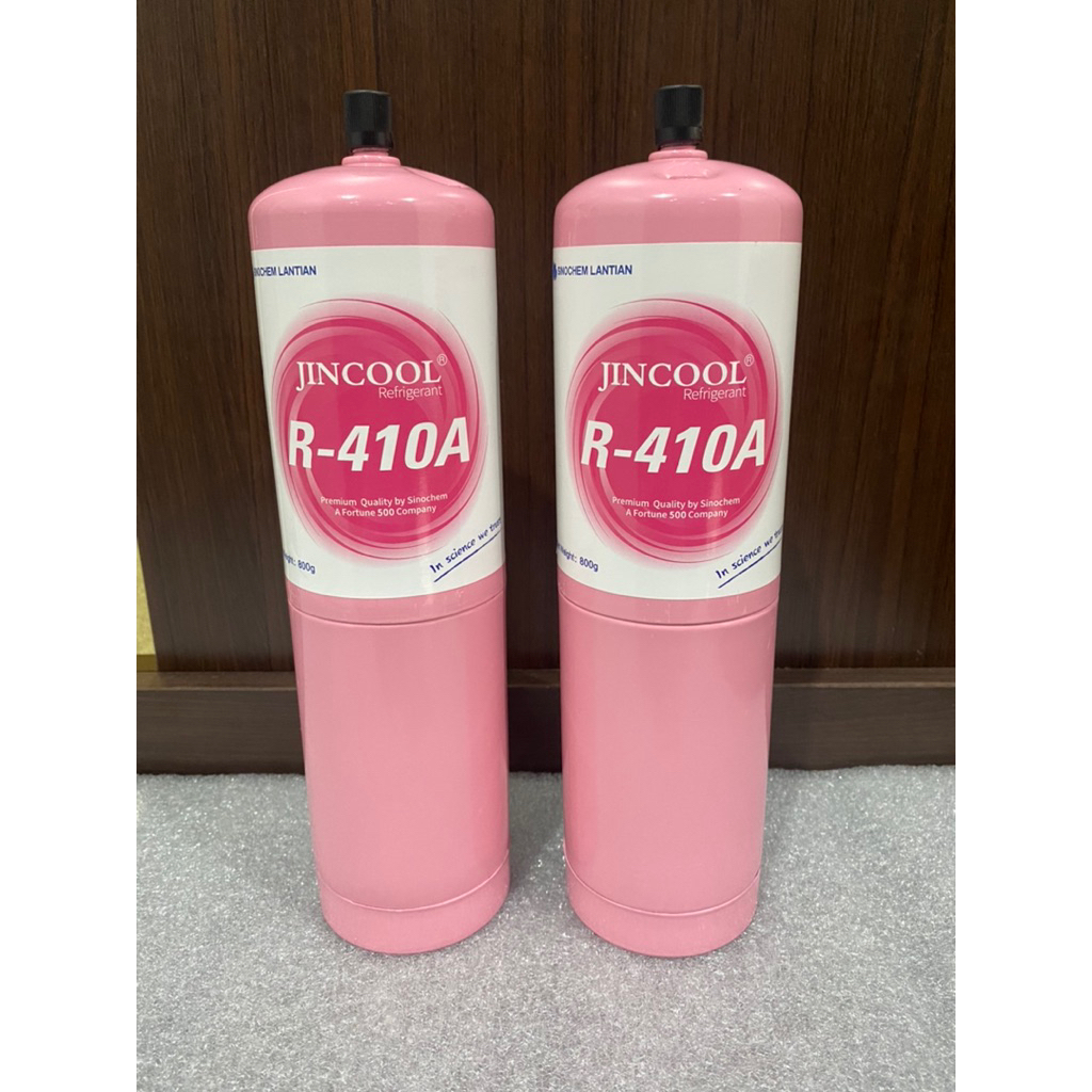 Jual PAKET LENGKAP Freon isi AC R410-A R410 Jincool 800gr preon R 410A ...