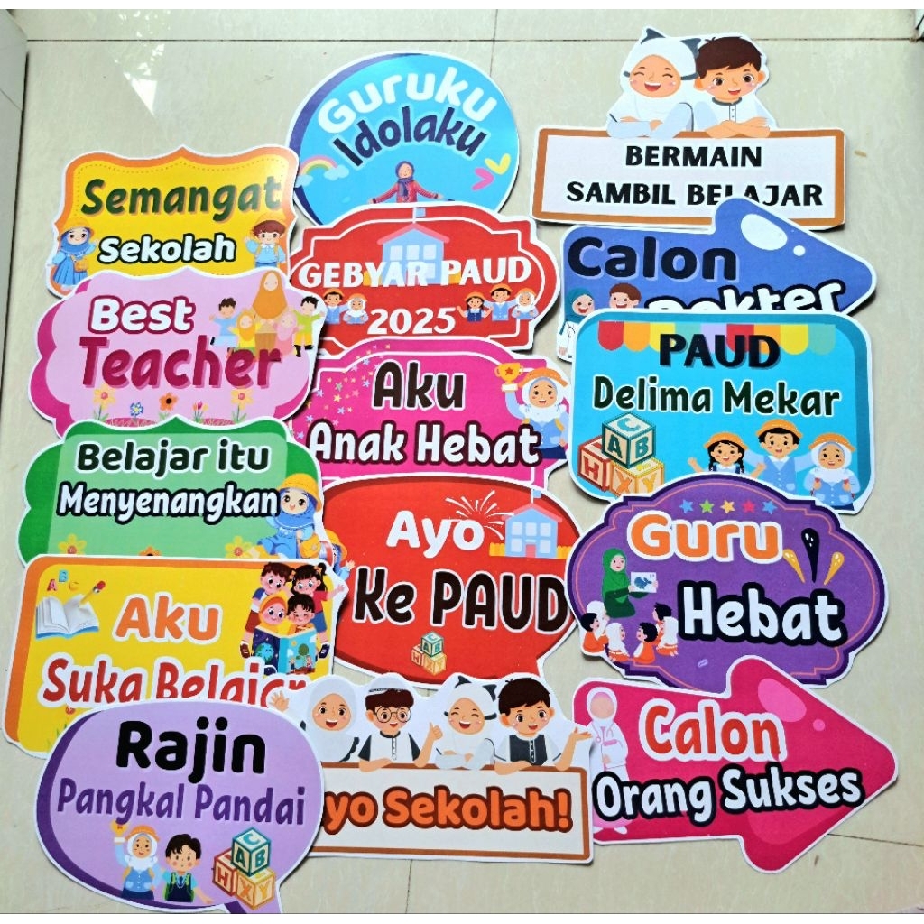 Jual Custom Props dekorasi Photobooth bebas custom gambar dan teks ...