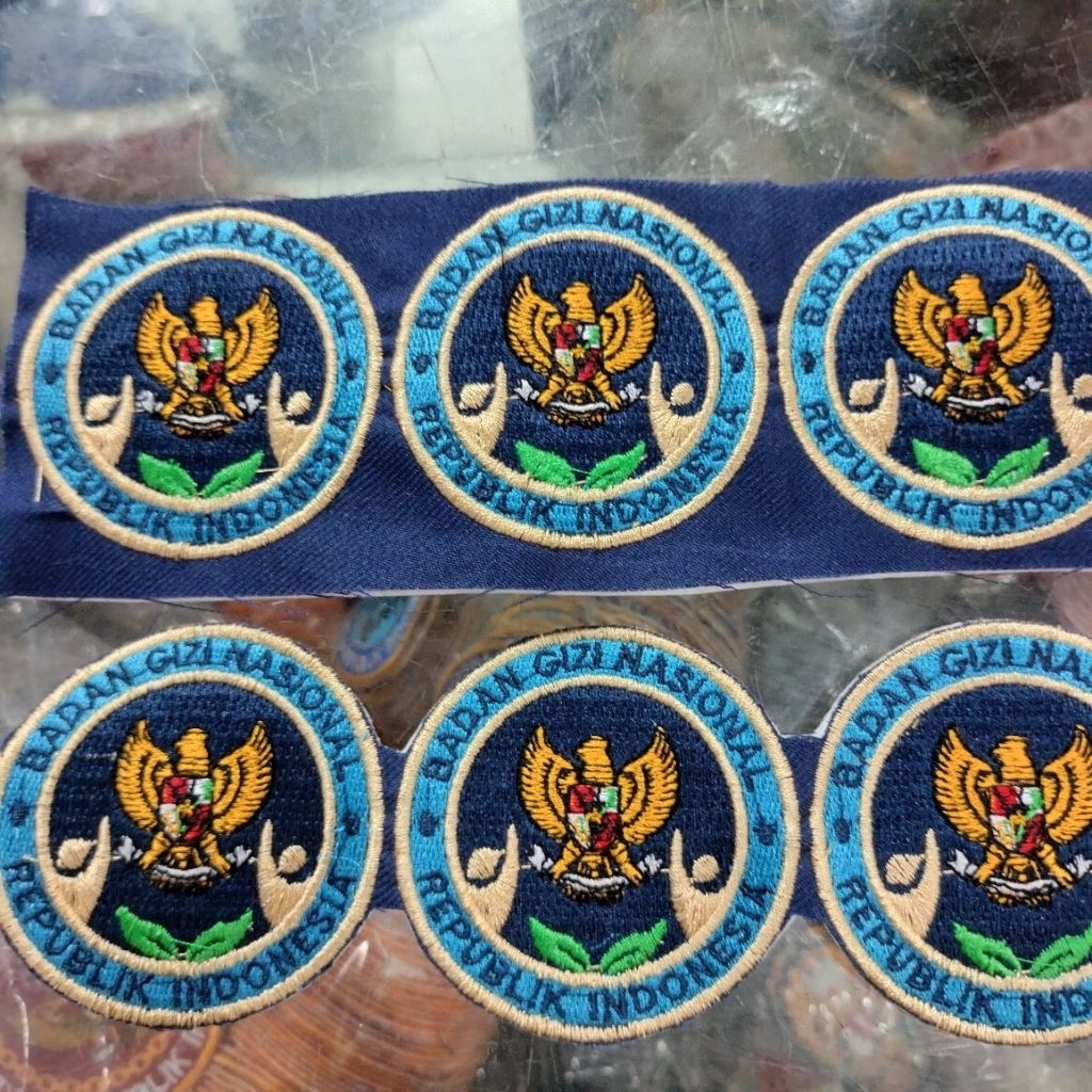 Jual Bordiran BGN logo BGN bordir patch badan Gizi Nasional | Shopee Indonesia