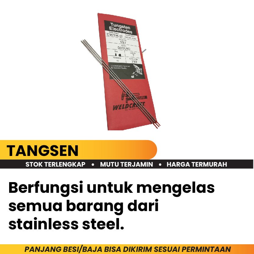 Jual TANGSEN / JARUM LAS ARGON STAINLESS STEEL | Shopee Indonesia