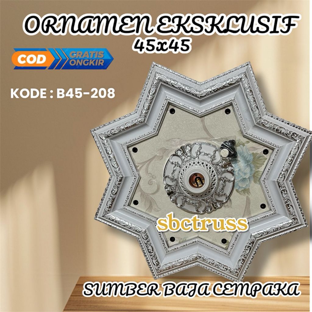 Jual ORNAMEN MODERN FITTING HIAS PLAFON PVC GYPSUM GRC TRIPLEK DAN ...