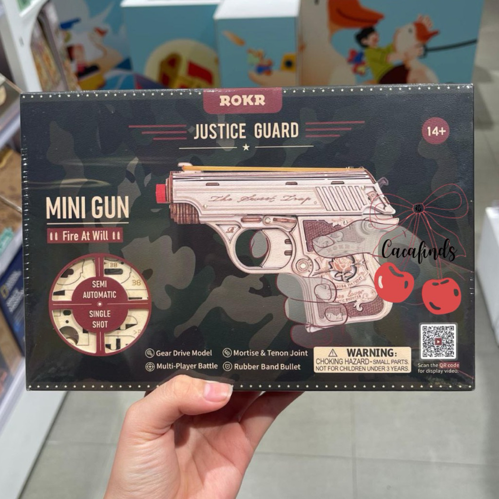 Jual OHSOME x Rokr‼️DIY Miniatur Mini Gun Pistol Justice Guard LQ502 ...