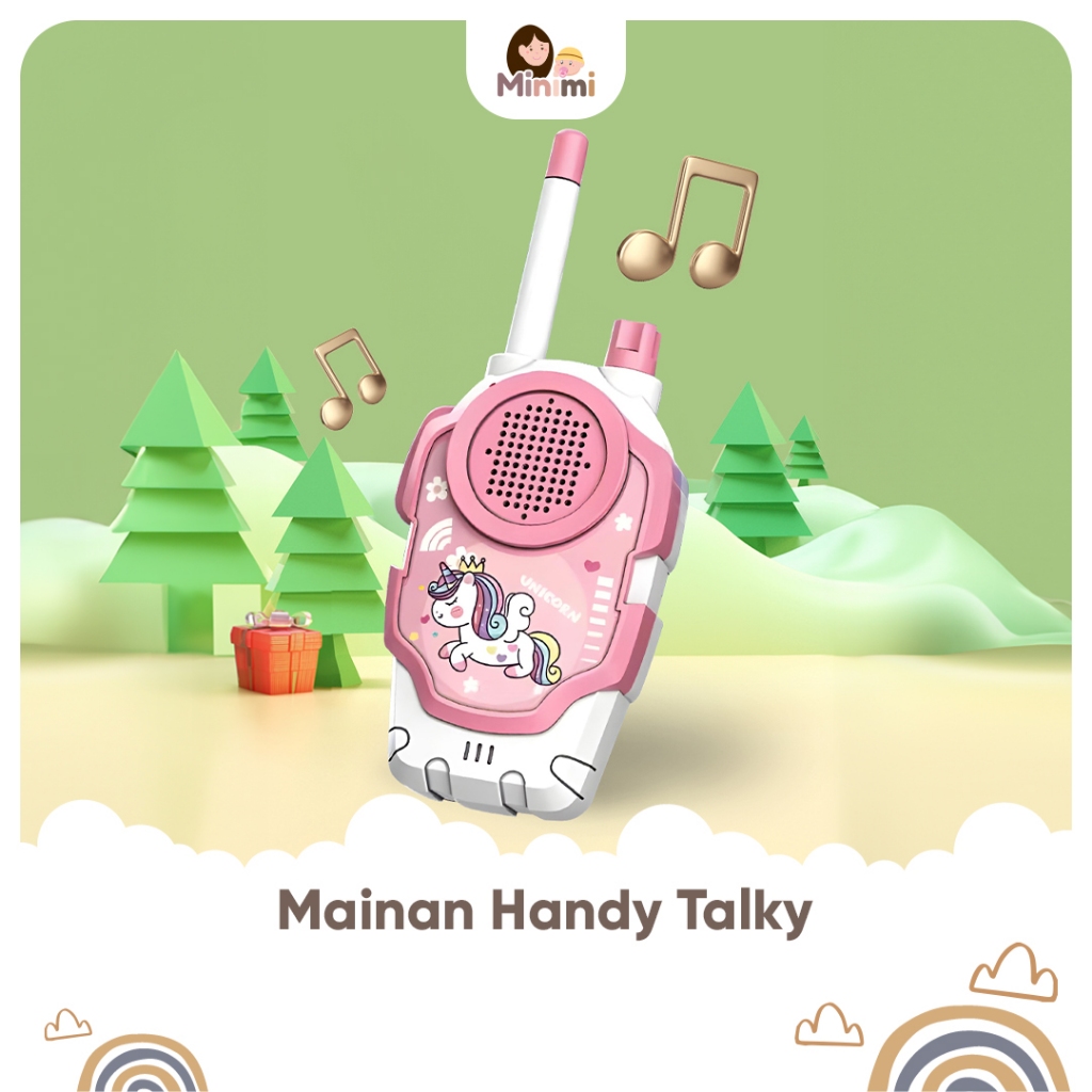 Jual MINIMI Mainan Anak Handy Talky Wireless Walkie Talkie 2pcs Jarak ...