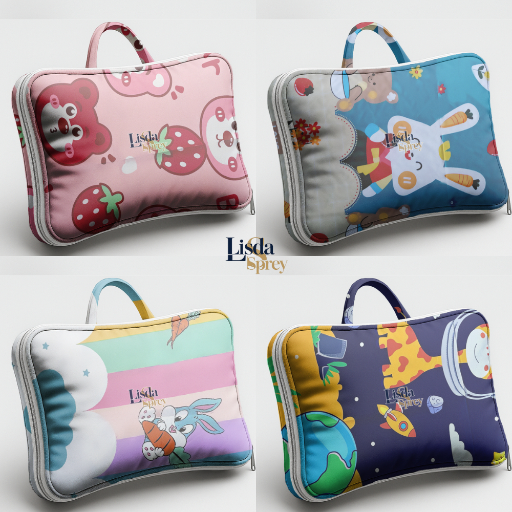 Jual Balmut Karakter Lucu Selimut Dilipat Jadi Bantal Praktis | Shopee ...