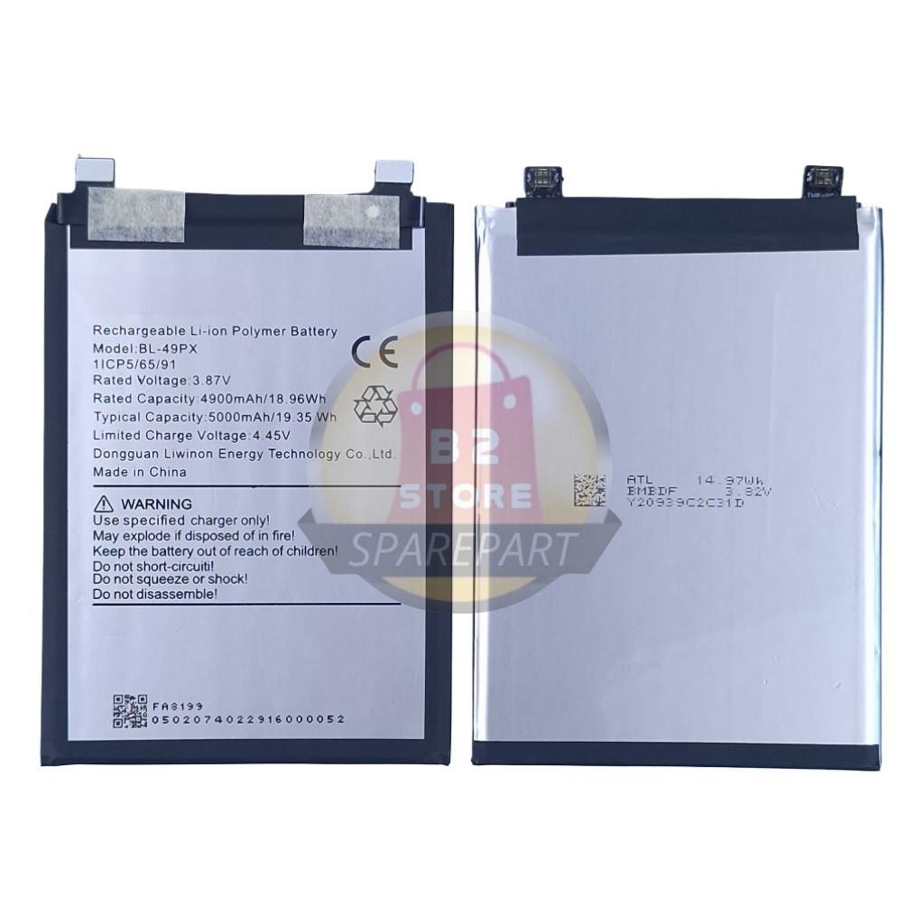 Jual BATERAI BL-49PX FOR INFINIX GT 10 PRO / NOTE 30 PRO / ZERO 30 4G ...