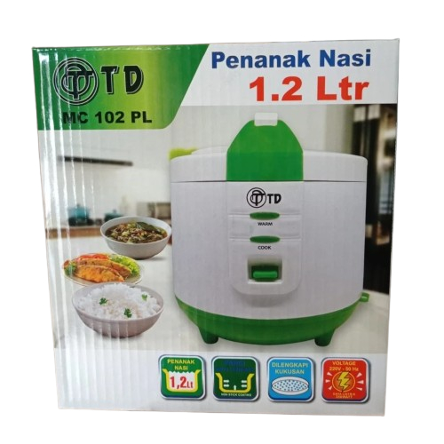 Jual Penanak nasi Rice cooker magic com 1.2 Liter Trisonic TD | Shopee ...