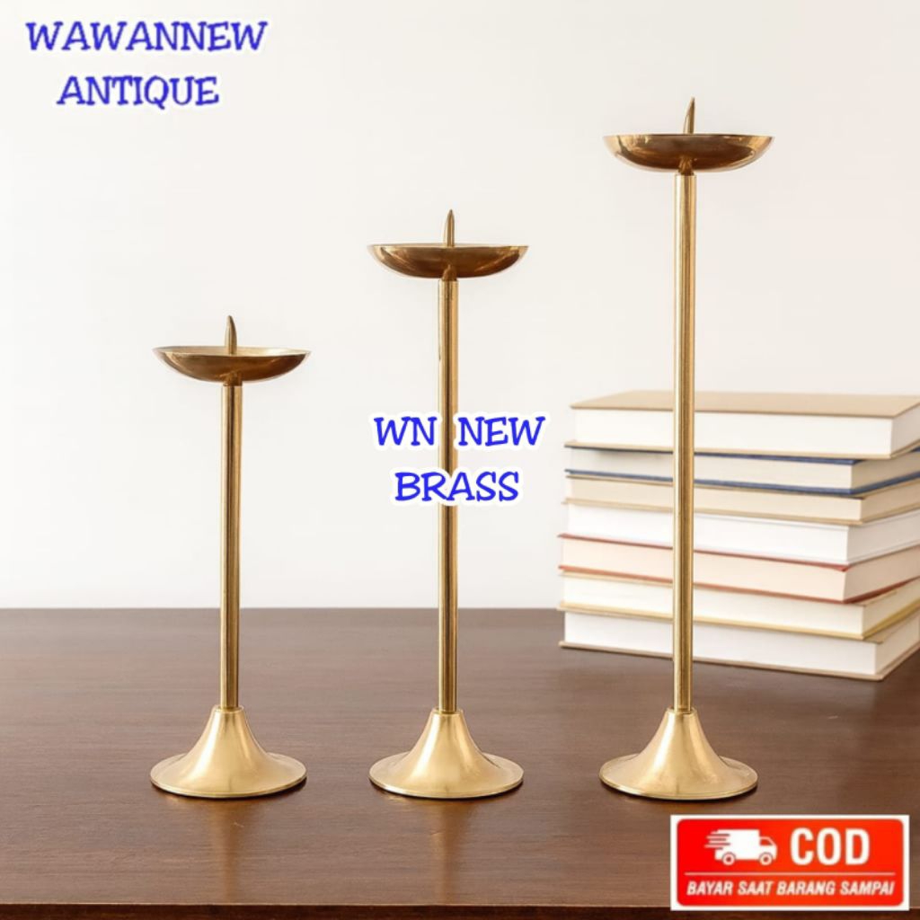 Jual Tempat Lilin Aromaterapi Hiasan Meja Dekorasi Kamar Kuningan ...