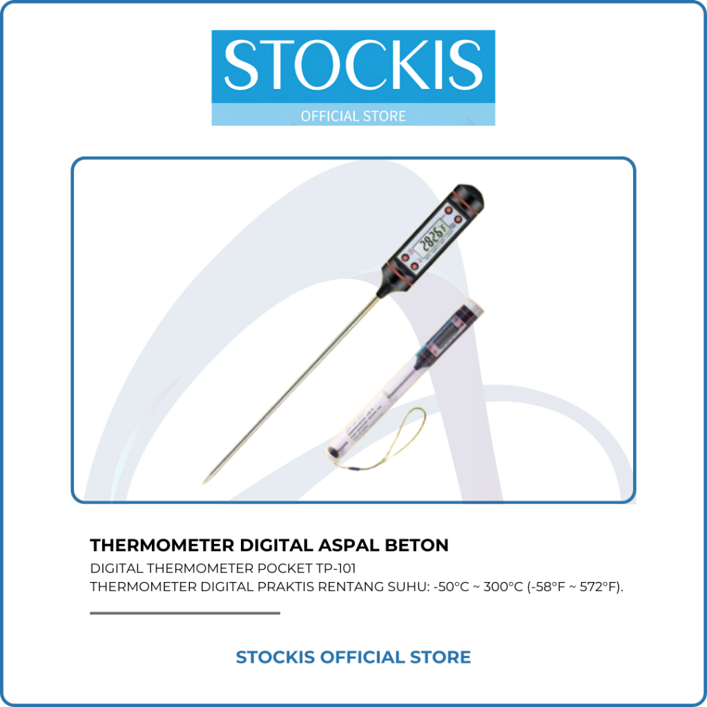 Jual Thermometer Digital Aspal Beton - STOCK GE 199 | Shopee Indonesia
