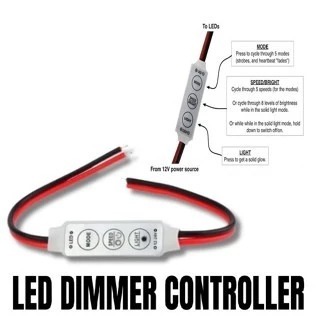 Jual MODUL LED 2 PIN Strobo Dimmer Pengatur Kontroler 5volt - 24 Volt ...