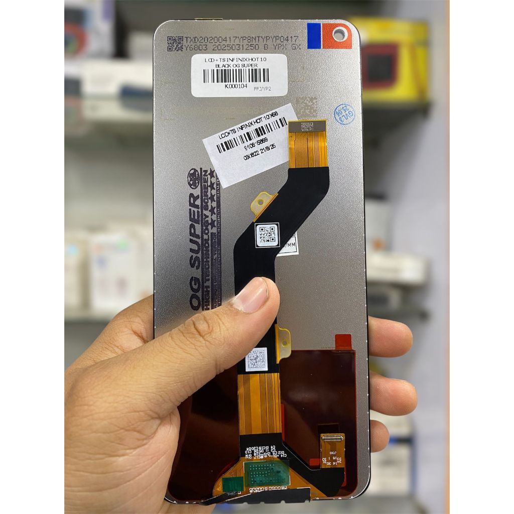 Jual LCD+TS INFINIX HOT 10/X682/X682C/NOTE 8I/X683/TECNO SPARTK 6/KE7 ...