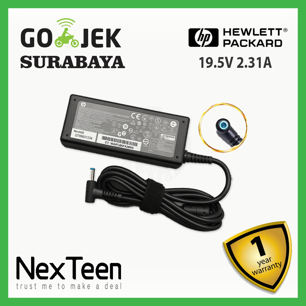 Jual Original Adaptor Laptop / Charger Laptop / Netbook HP / COMPAQ 19 ...