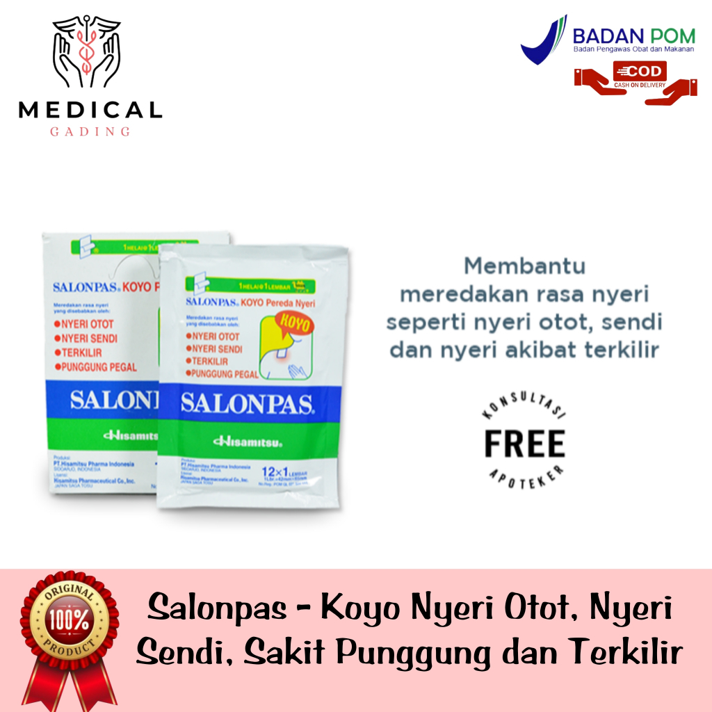 Jual Salonpas Koyo Isi 5 x 2 Lembar - PUTIH SASET | Shopee Indonesia