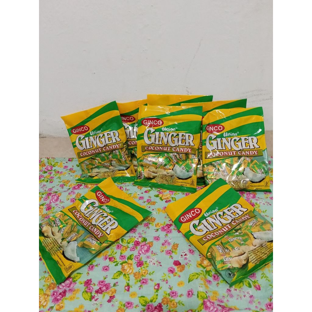 Jual Permen Union Ginger coconut Candy isi 32 pcs | Shopee Indonesia