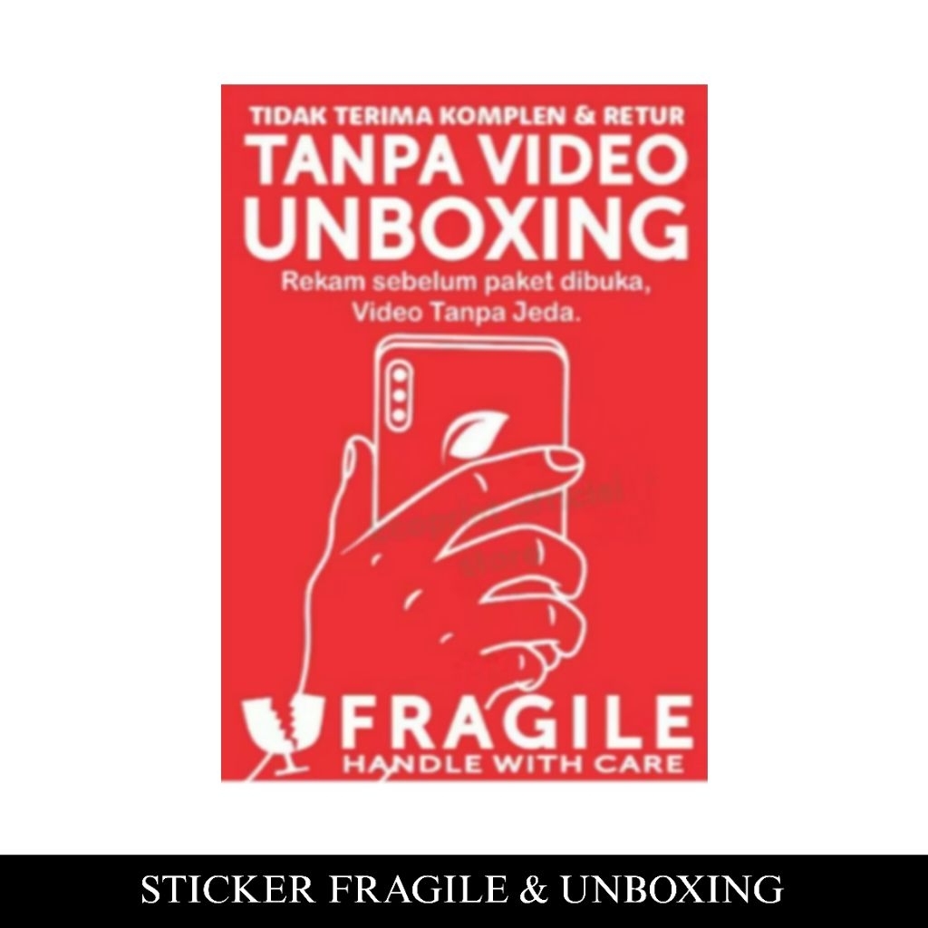 Jual STICKER FRAGILE &UNBOXING | Shopee Indonesia