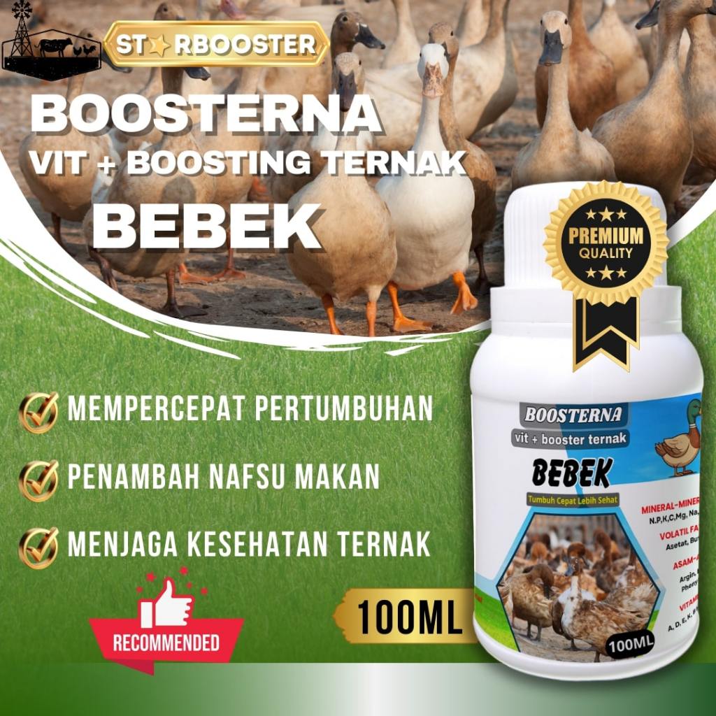 Jual BOOSTING + Vitamin Ternak Bebek Petelur Agar Telur Bertambah ...