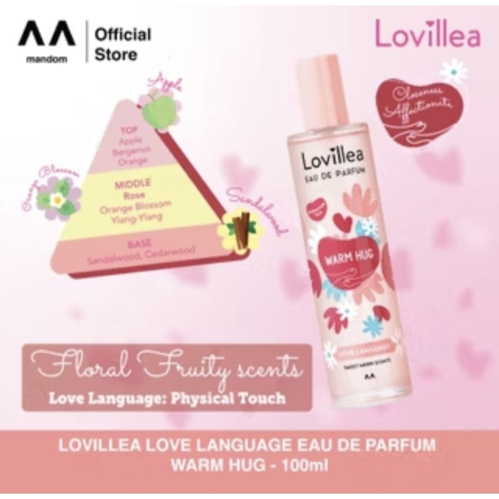 Jual LOVILLEA Love Language Eau De Parfum 100ml Warm Hug / Lovillea ...