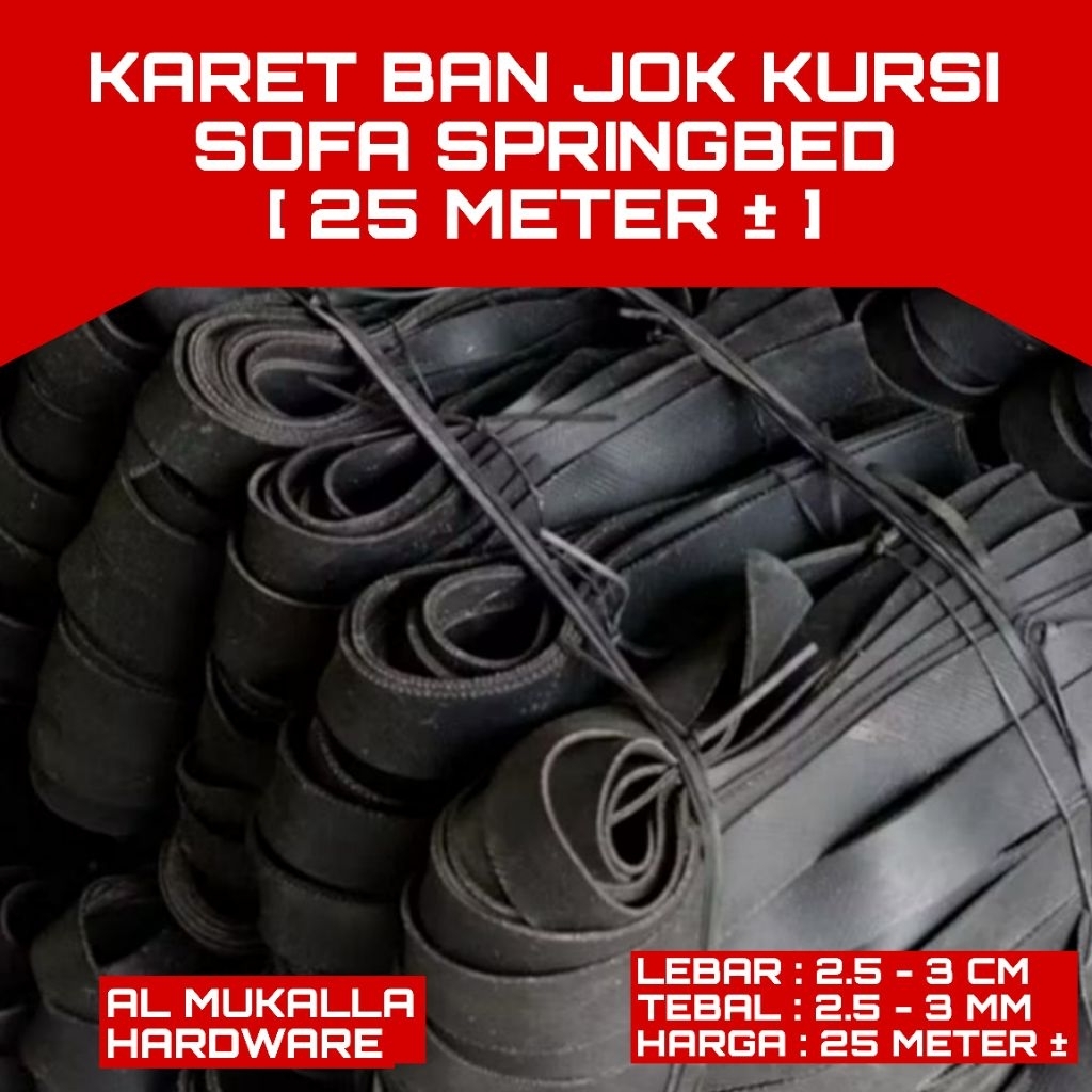 Jual Karet Jok Sofa Kursi Springbed Panjang 25 Meter | Karet Jok Kursi ...