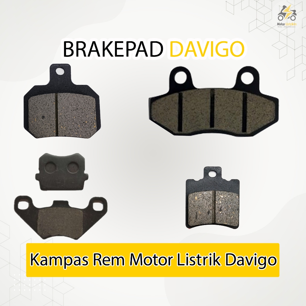 Jual Kampas Rem Motor Listrik Davigo | Shopee Indonesia