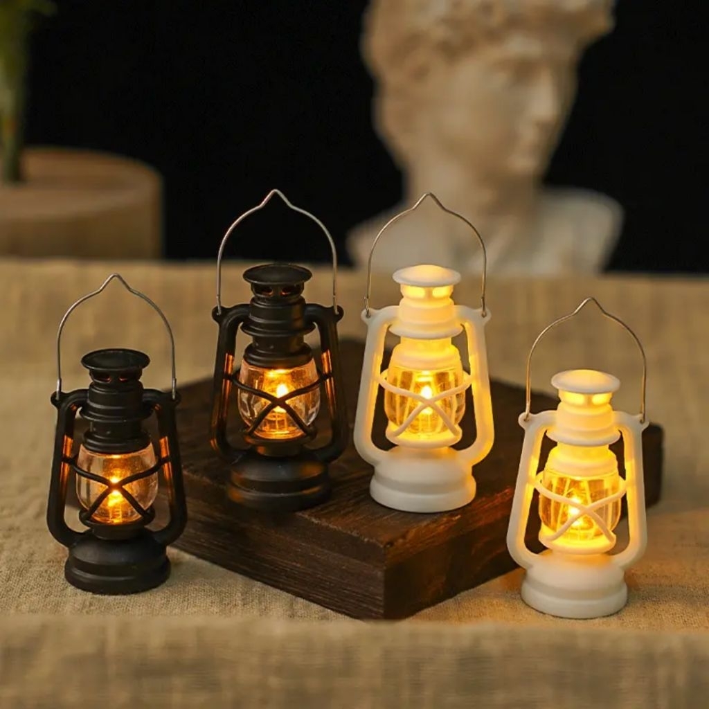 Jual Vintage Decor Light Retro Mini Lamp Lampu Lentera Mini LED Lampu ...