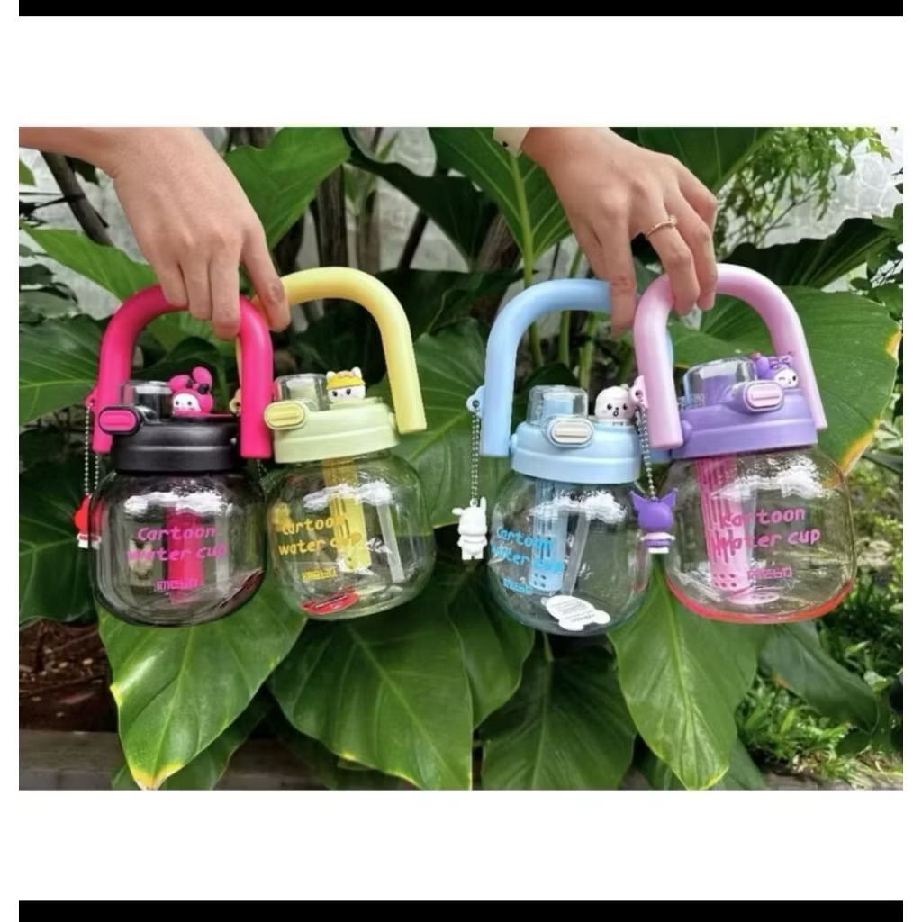 Jual BOTOL MINUM SANRIO KETTLE BPA FREE TUMBLER 2 CARA MINUM 850ML WHIT ...