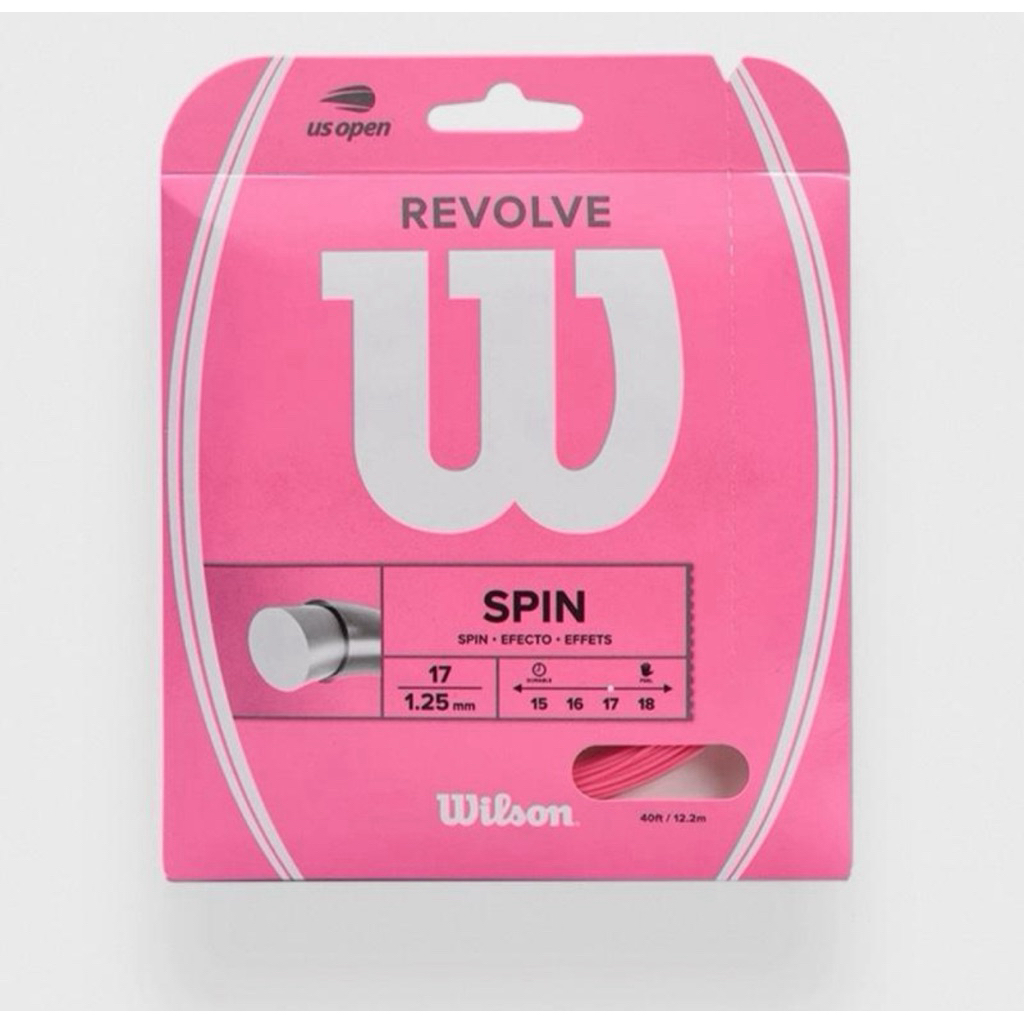 Jual Wilson Revolve Spin string tennis racket senar tenis Original ...