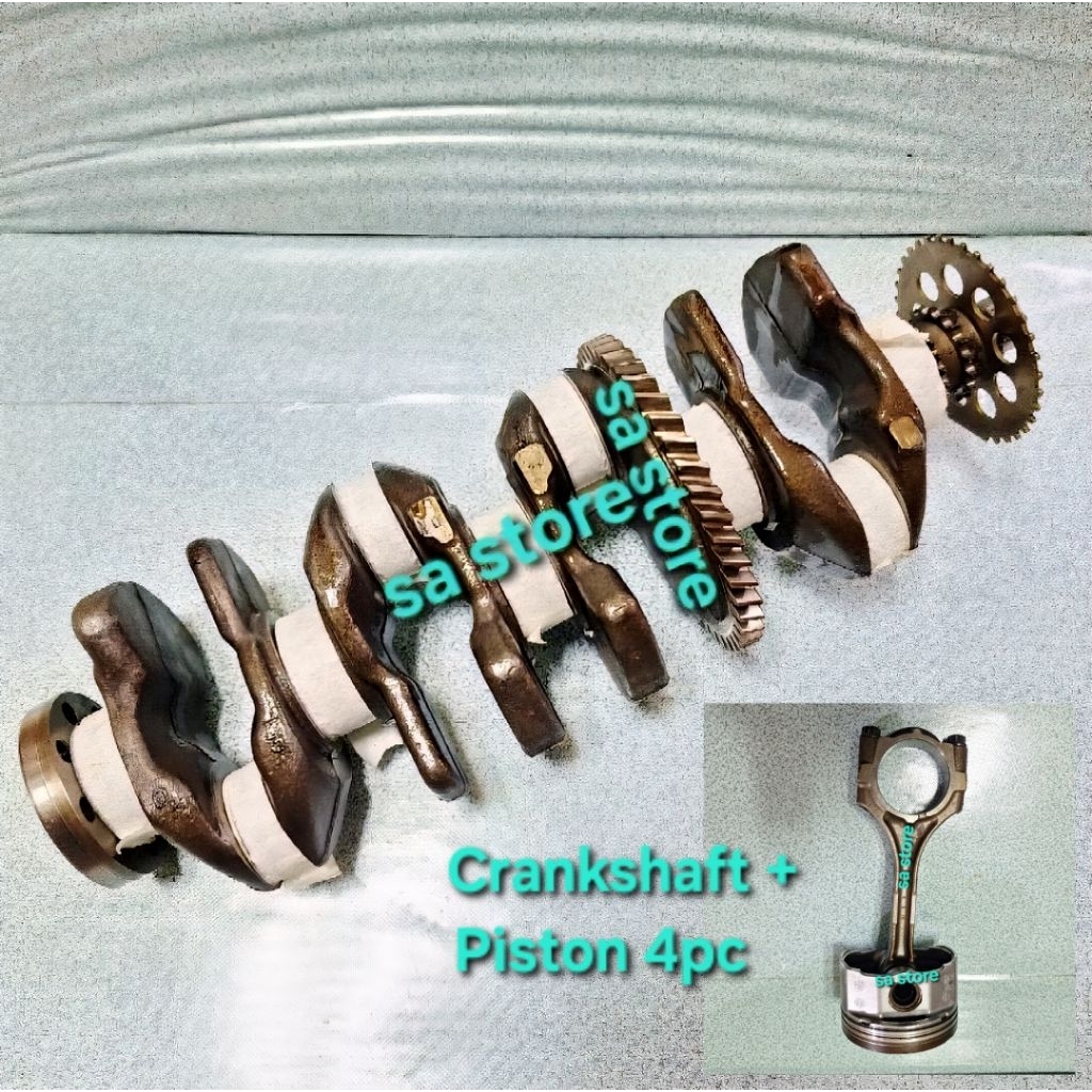 Jual Crankshaft set Piston - as kruk as komplit original Alphard Camry ...
