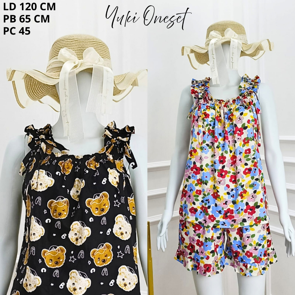 Jual SETELAN SANTAI HOTPAN YUKI ONESET MODEL YUKENSI LUCU KEKINIAN ...