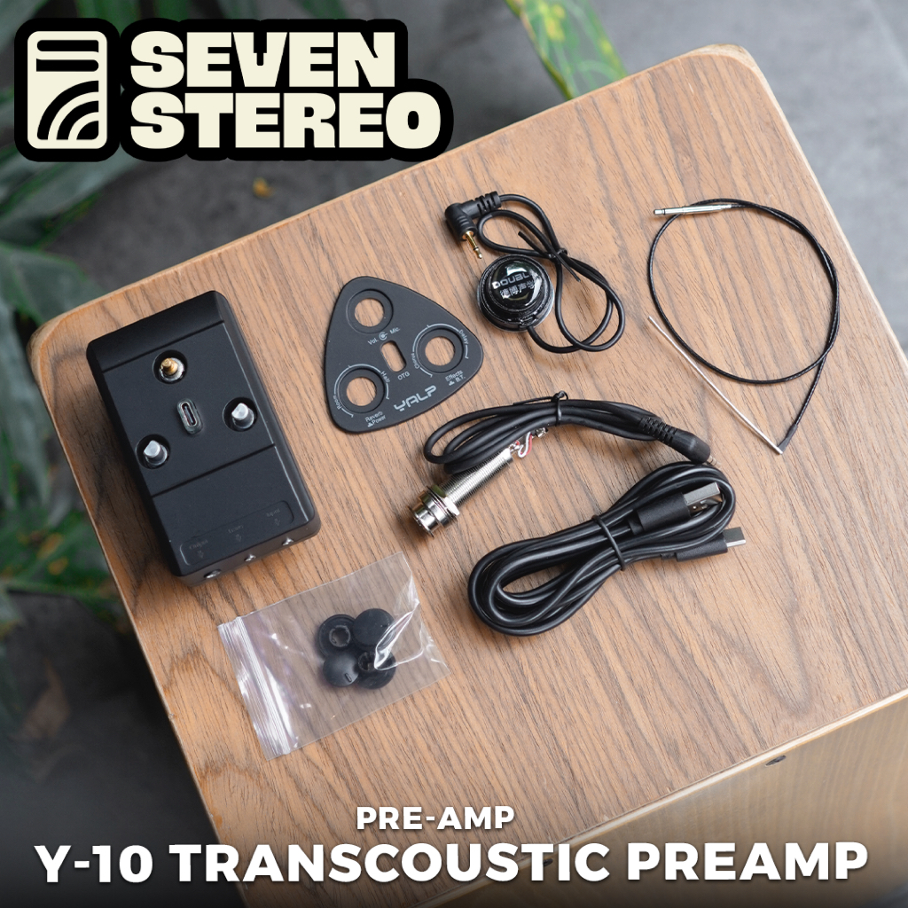 Jual Double Y10 Y-10 Transcoustic Preamp Guitar Pickup Transkustik ...