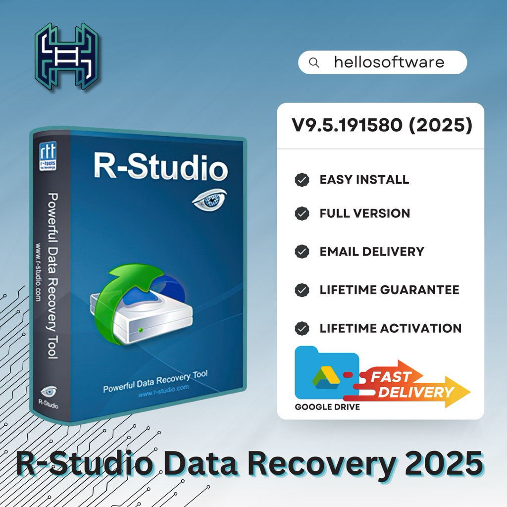 Jual R-Studio Data Recovery Network 2025 v9.5.191580 Full Version ...