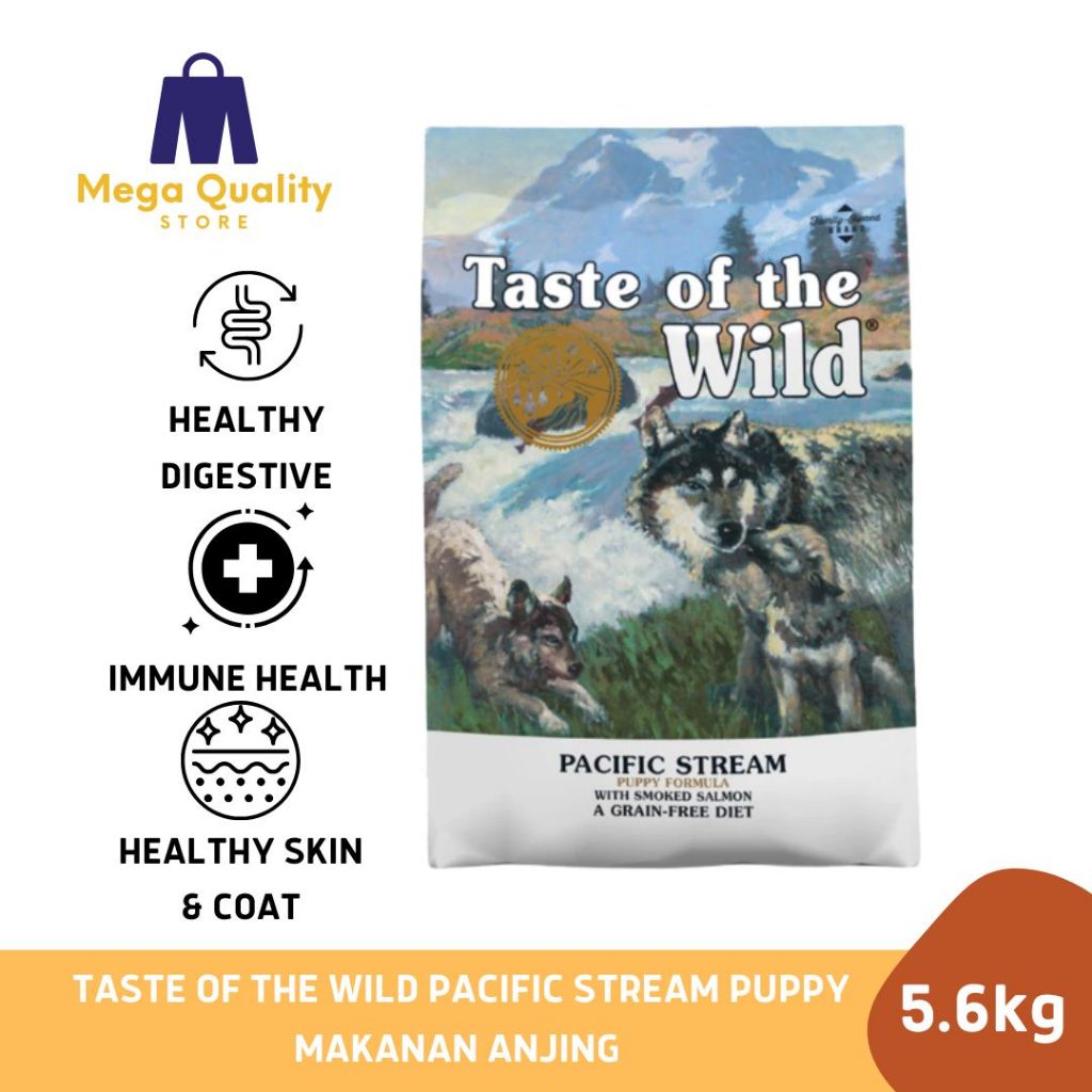 Jual Taste Of The Wild Pacific Stream Puppy Makanan Anjing 5.6kg ...