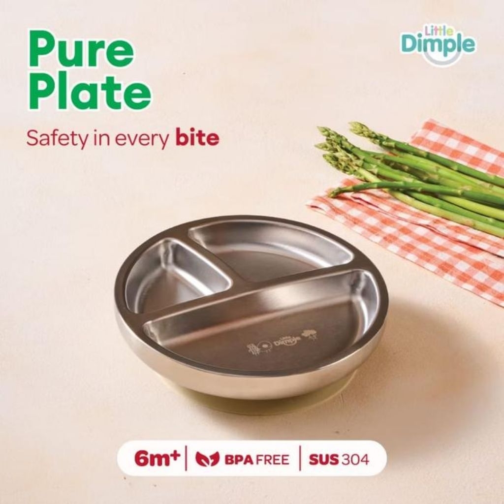 Jual LITTLE DIMPLE Pure Plate safety in very bite! | Shopee Indonesia