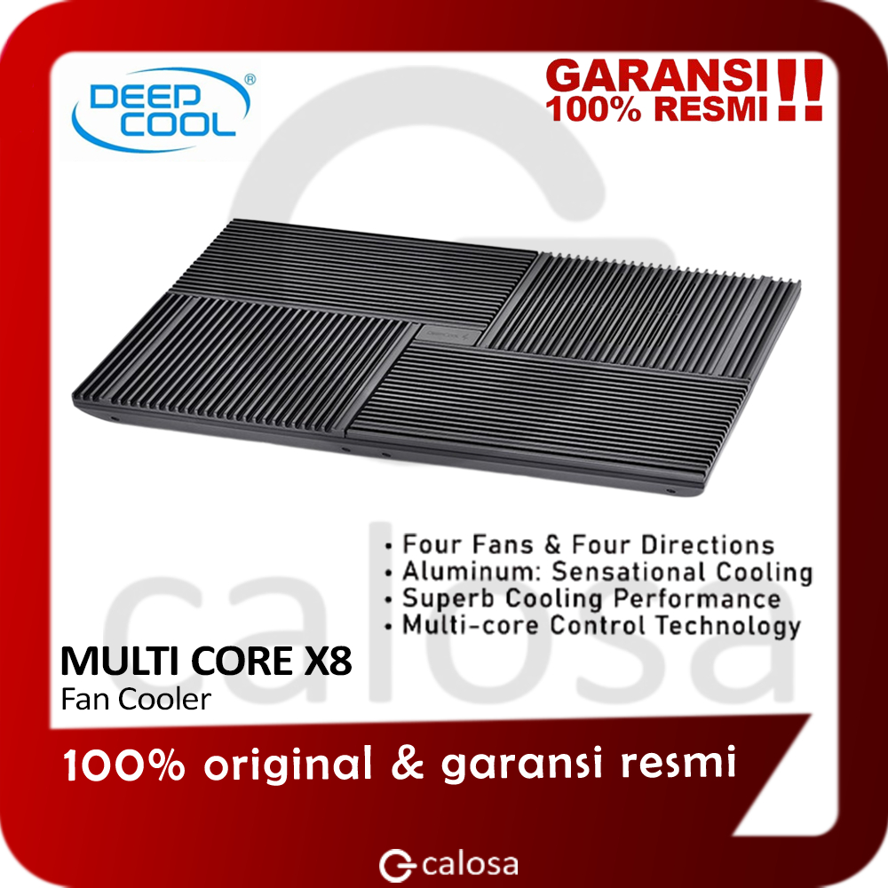 Jual DEEPCOOL Notebook Cooler Multi Core X8 Original | Shopee Indonesia