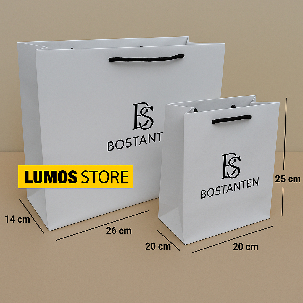 Jual Paper bag Bostanten premium putih tas kado untuk hadiah | Shopee ...