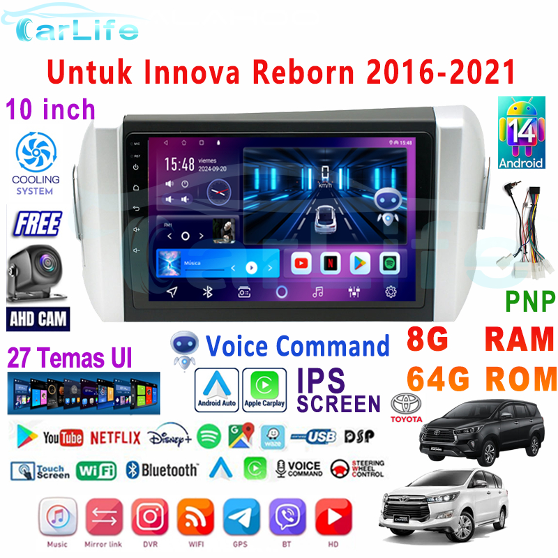 Jual Innova Reborn 2016-2021 | 8G+64G Android 14 Head Unit Termasuk ...