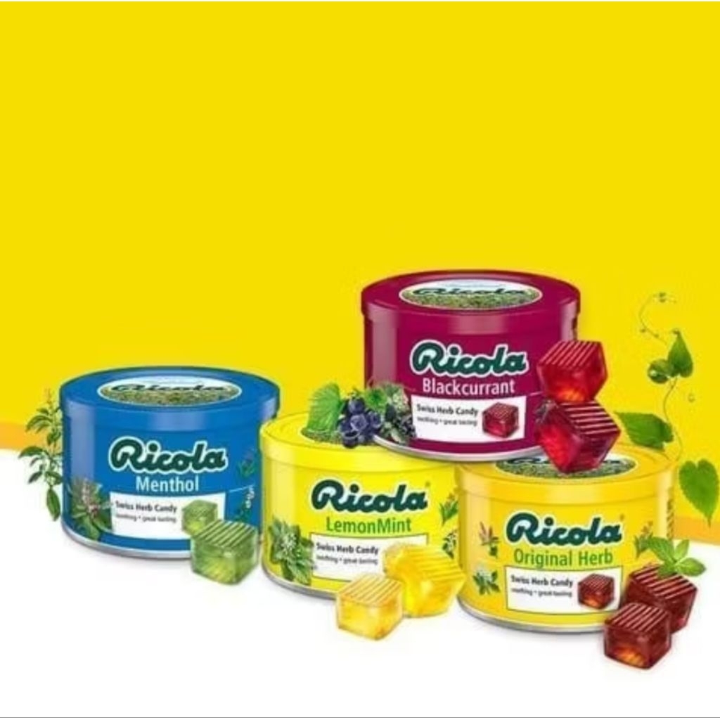Jual Ricola Swiss Herb Candy 100gr tin Permen kemasan kaleng | Shopee ...