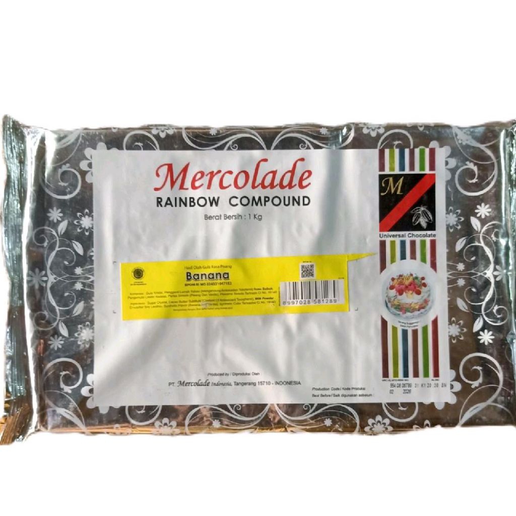 Jual Mercolade Rainbow compound rasa Banana 1 kg | Shopee Indonesia