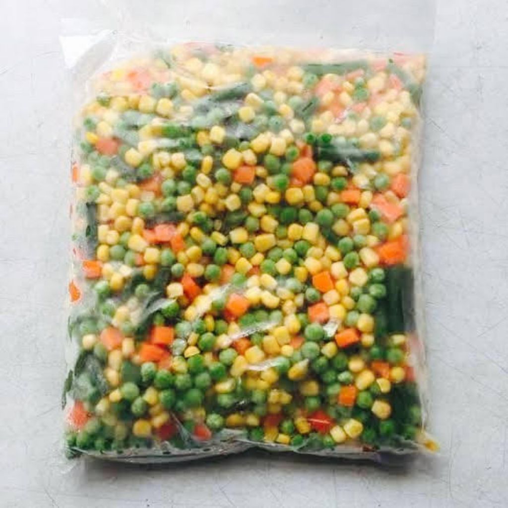Jual Mix Vegetable Sayuran Beku Frozen SayurQu Kemasan 1 Kg 1Kg ...