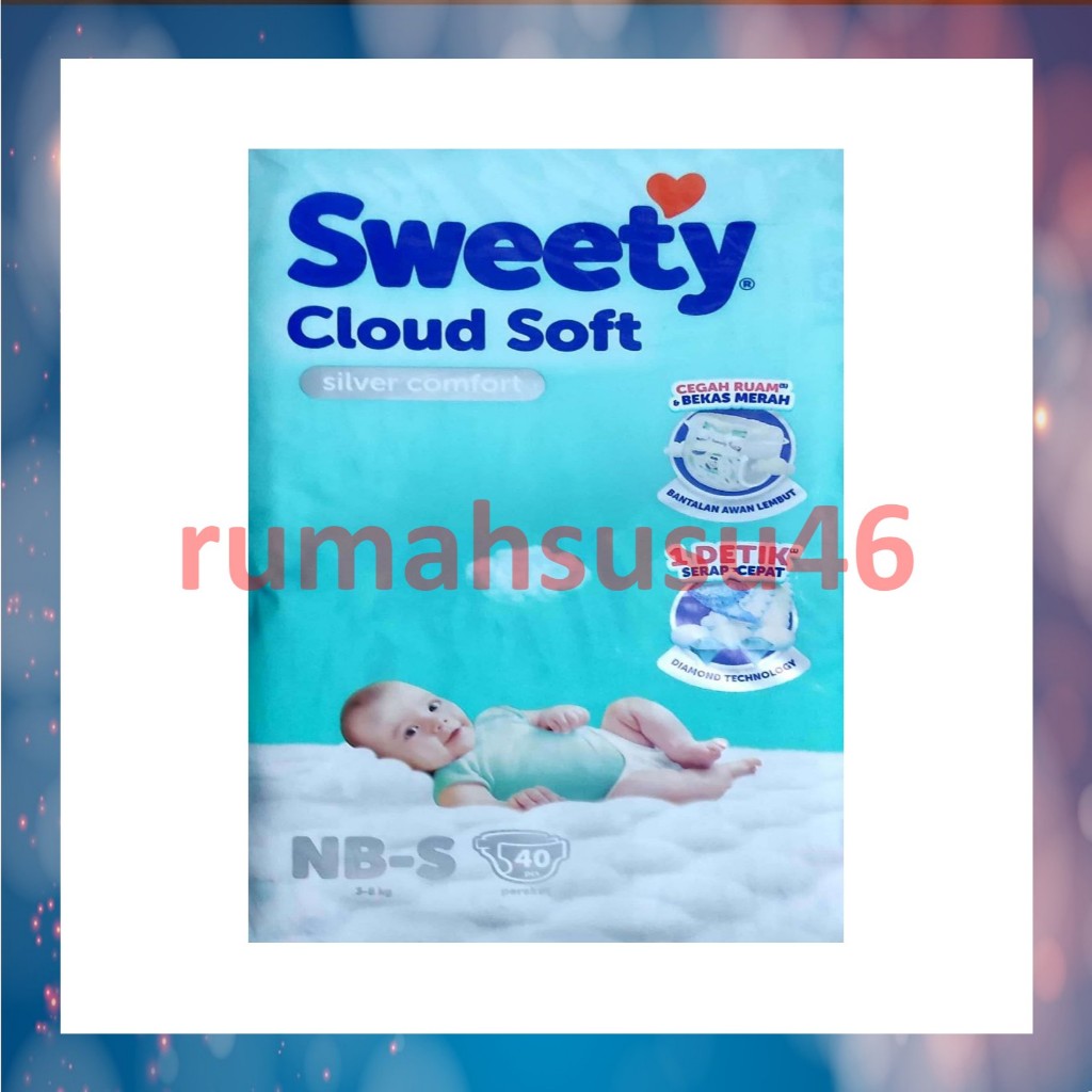 Jual Sweety Silver Comfort NB - S40 Popok Tipe Perekat | Shopee Indonesia