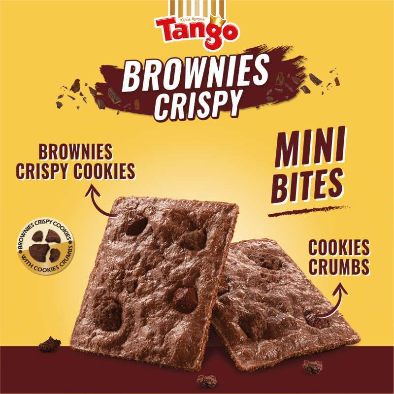 Jual Tango Brownies Crispy Mini Bites 1 DUS isi 40pcs | Shopee Indonesia