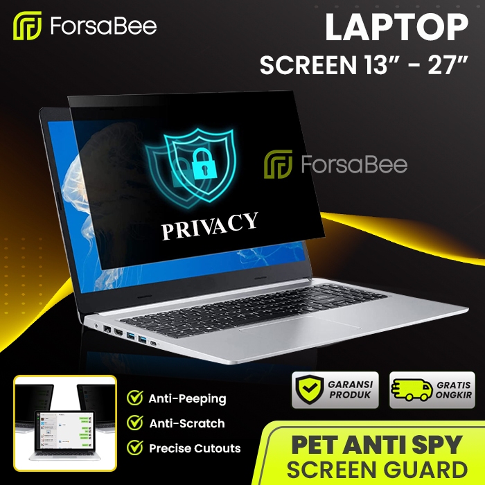 Jual FORSABEE - Anti Spy untuk Laptop ukuran 13 13.3 14 15 15.6 16 17 ...