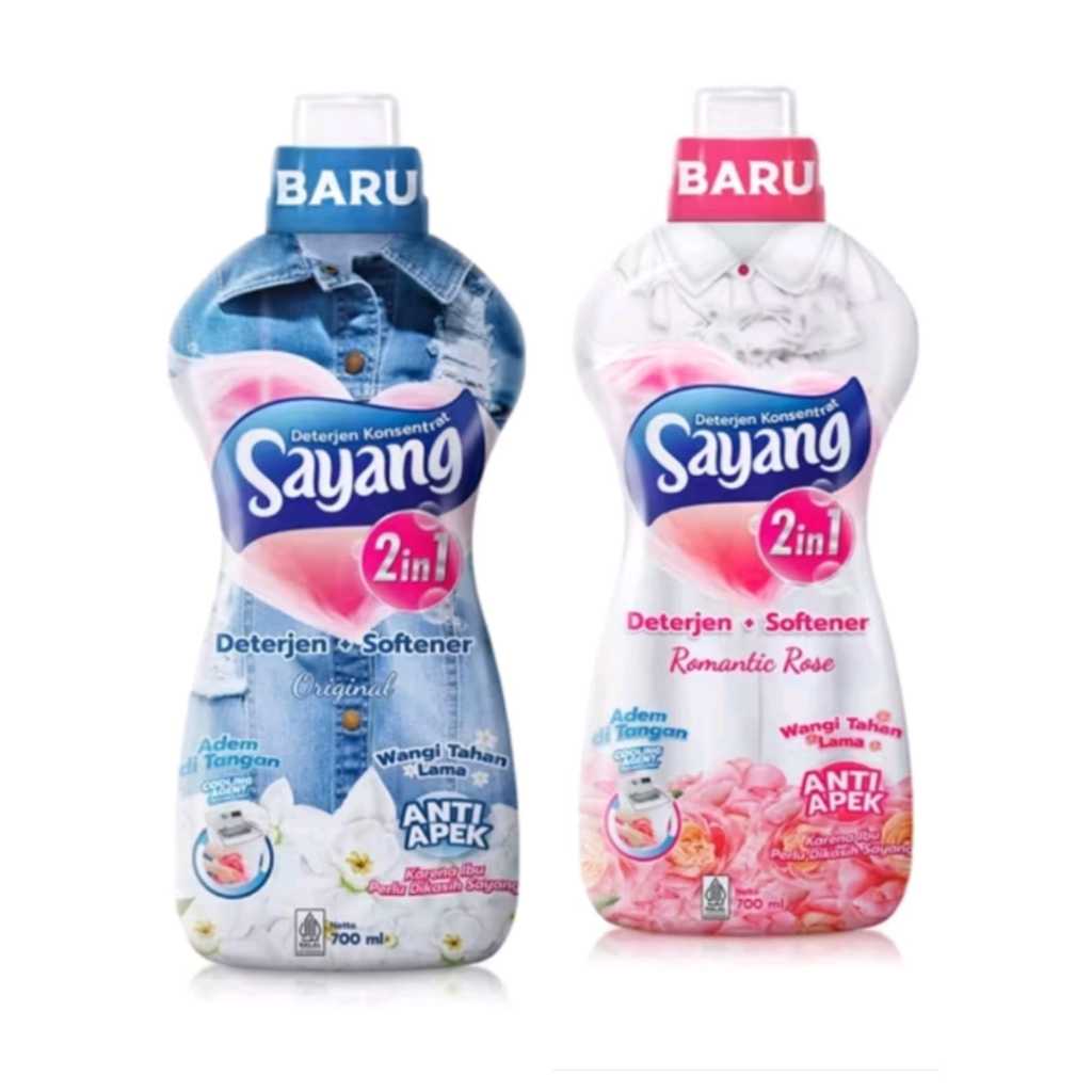 Jual Sayang Detergen Cair 2in1 plus Pelembut Botol 700 ml | Shopee ...