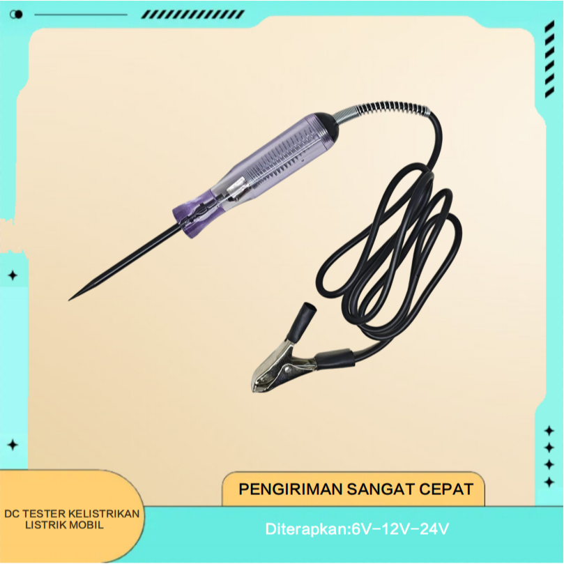 Jual Tespen Tester Testpen Kelistrikan Listrik Mobil Motor 6v/12v/24v ...