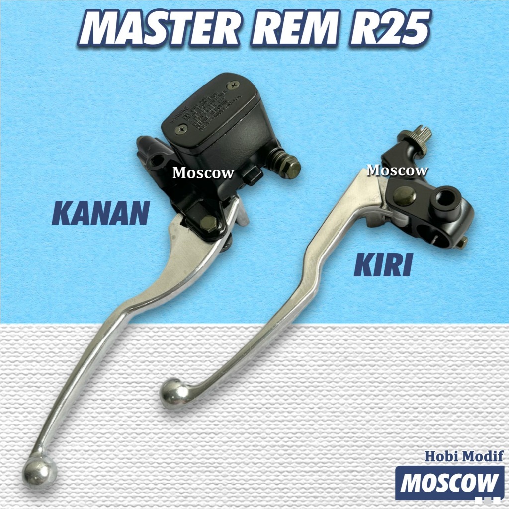 Jual MASTER REM R25 MT25 HANDLE KIRI KANAN + DUDUKAN SPION MASTER REM ...