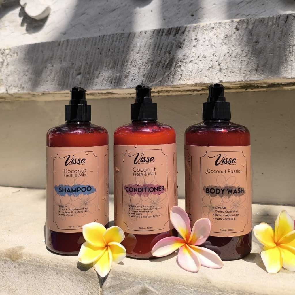 Jual VISSA COCONUT PASSION BODY WASH / SABUN KELAPA NON SLS 500ml ...