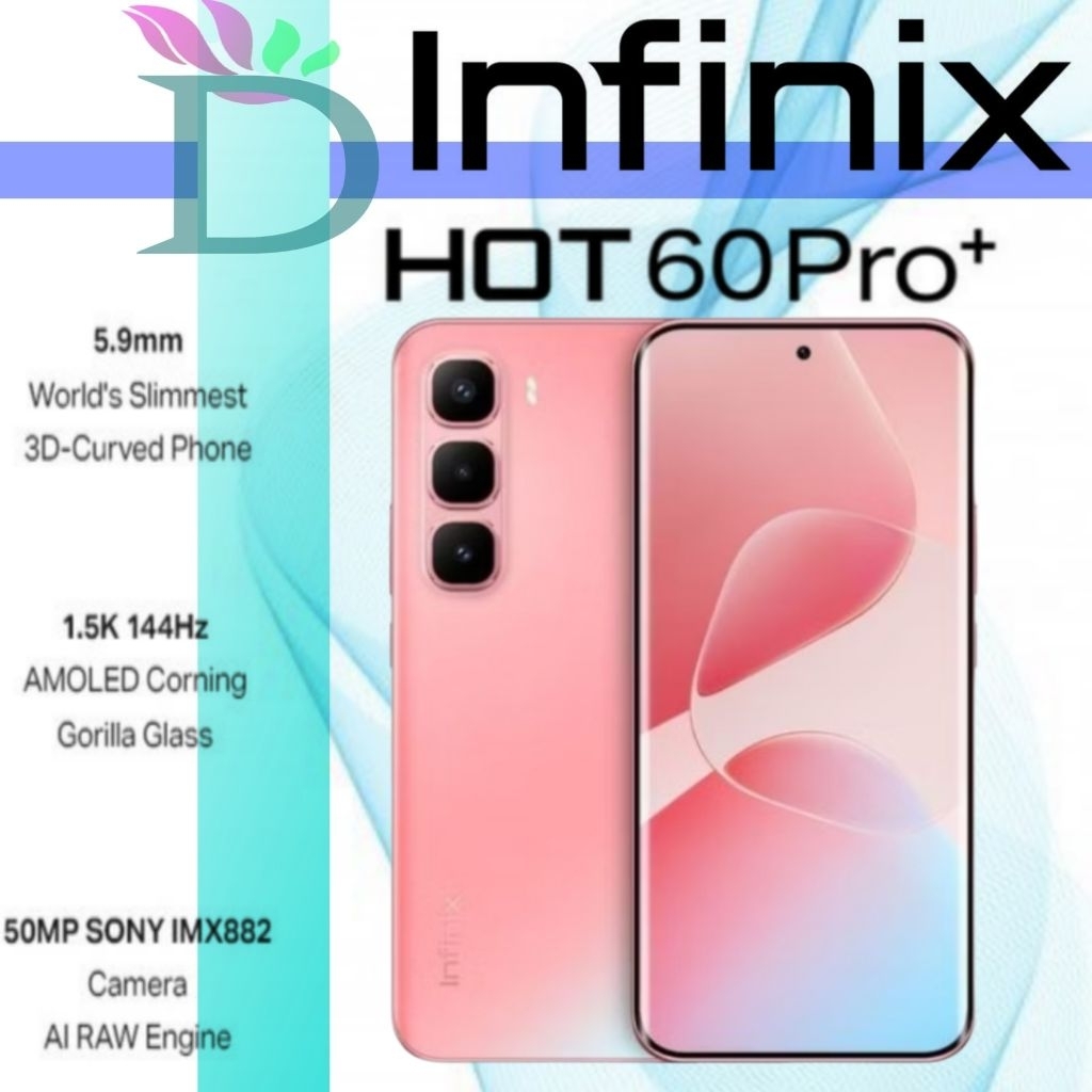 Jual Infinix Hot 60 Pro Plus | 8/256 GB | 8/128 GB | Mediatek Hellio ...